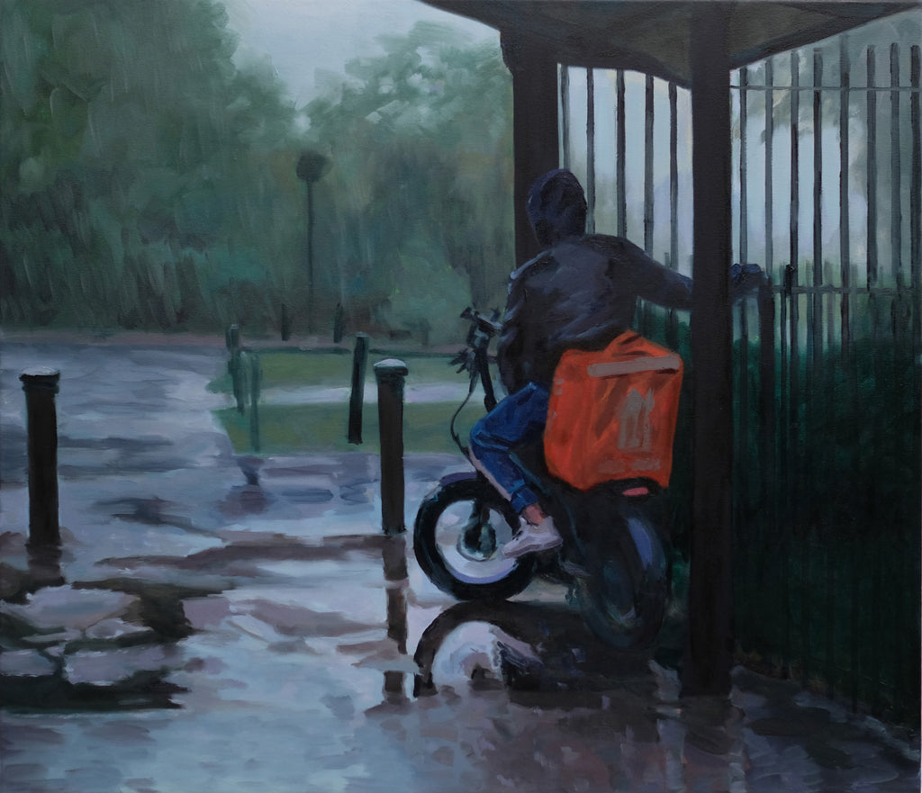 Delivery in the Rain by Thomas Cameron | Collect paintings from ...
