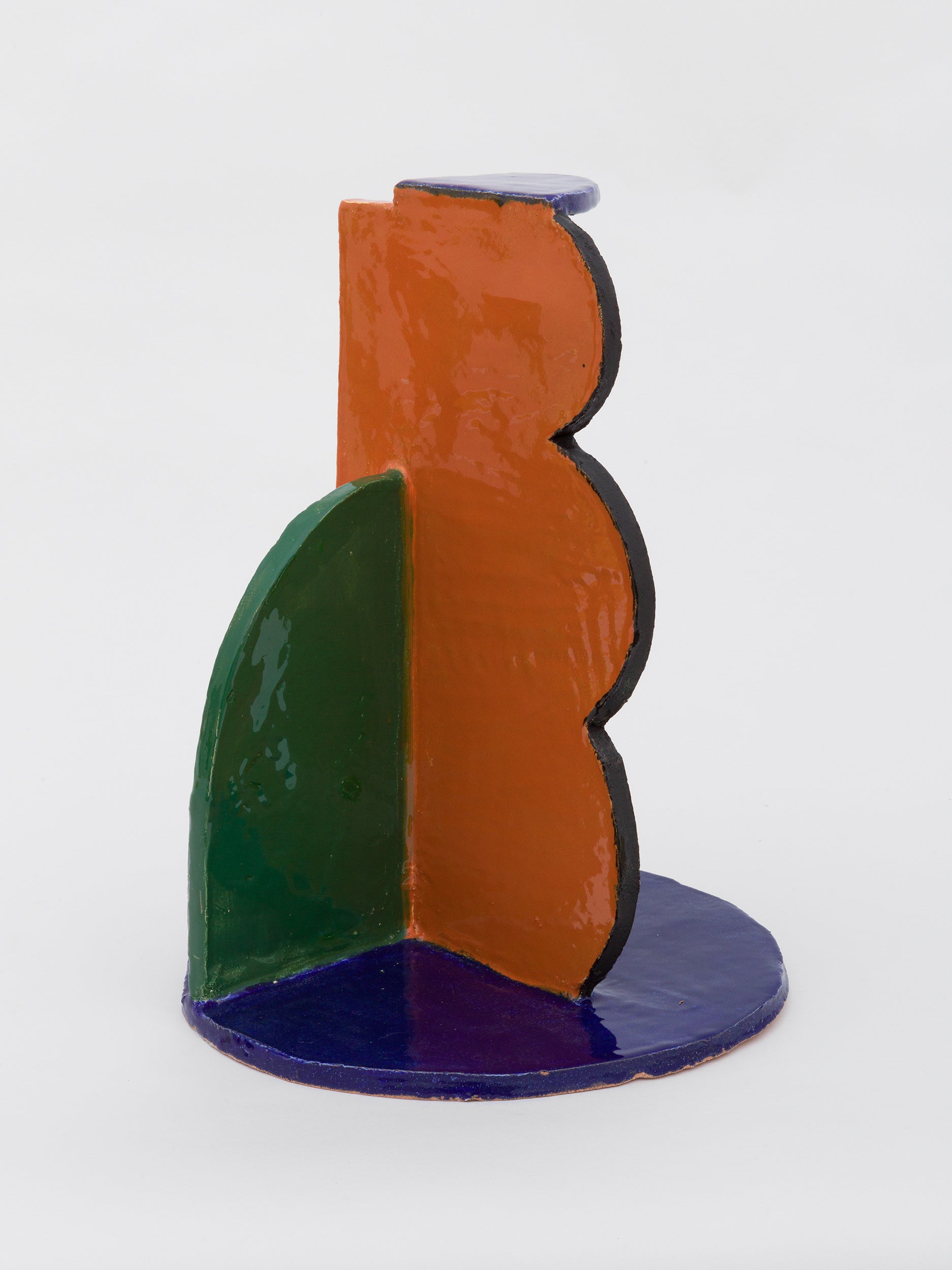 Book & Drink Table (Blue/Orange) | Ceramic Art by Francesca Anfossi ...