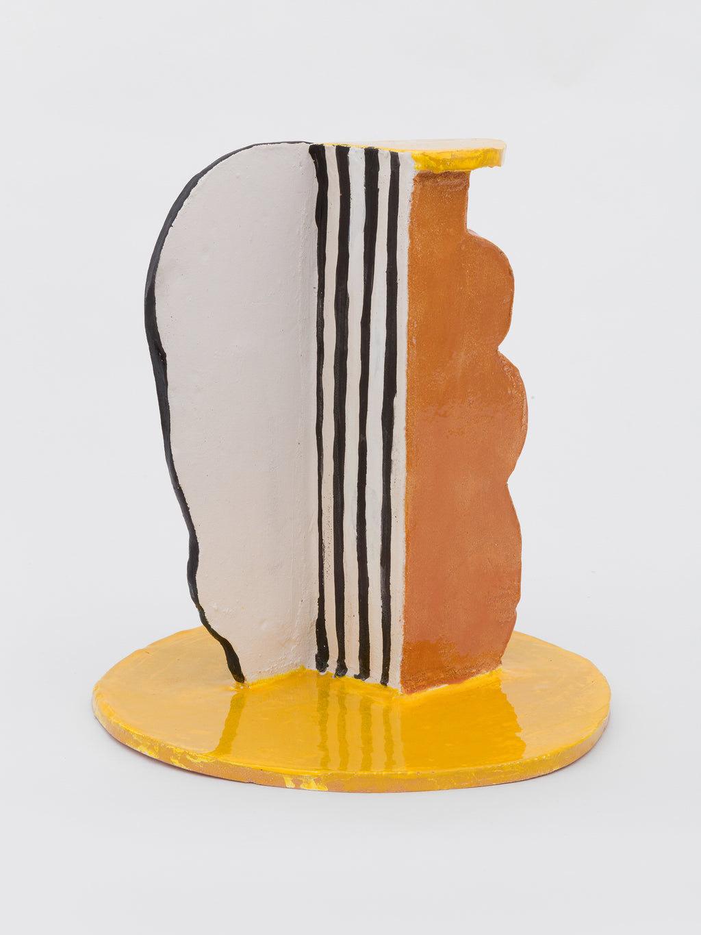 Book & Drink Table (Orange/Yellow) | Ceramic Art by Francesca Anfossi ...