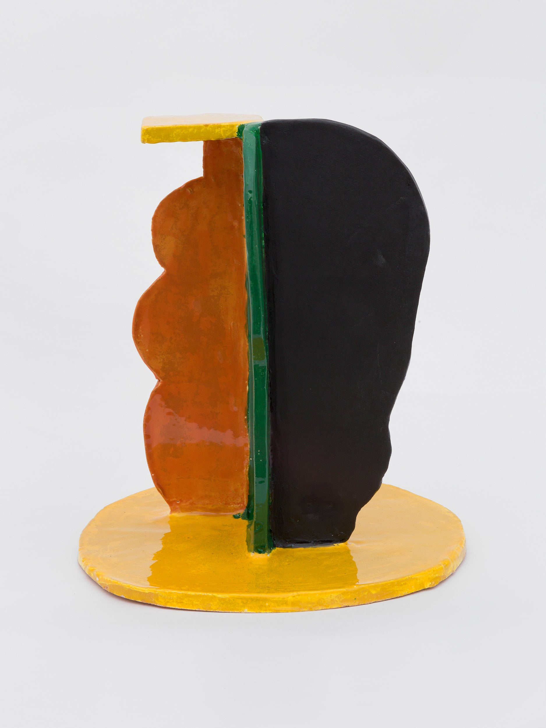 Book & Drink Table (Orange/Yellow) | Ceramic Art by Francesca Anfossi ...